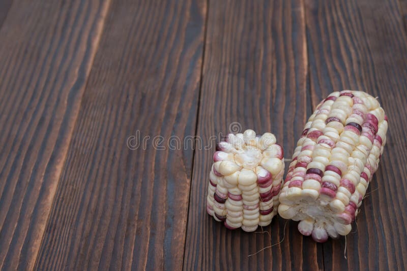 Corn on wood stock photo. Image of motley, brown, healthy - 59813118
