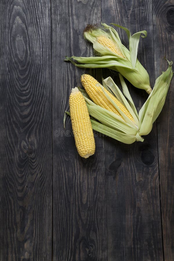 Corn and wood stock image. Image of healthy, close, rustic - 98650253