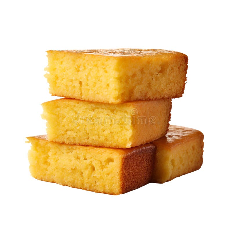 Cornbread Against Transparent Background Ai Generated Stock ...