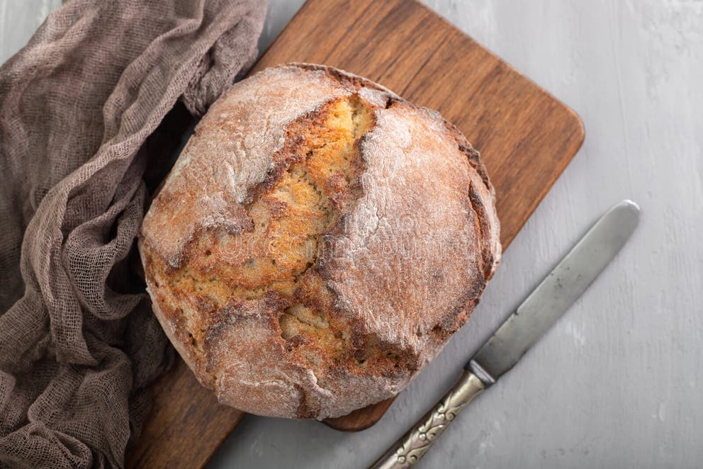 Cornbread is Bread Containing Cornmeal, Corn Flour. Stock Image - Image ...