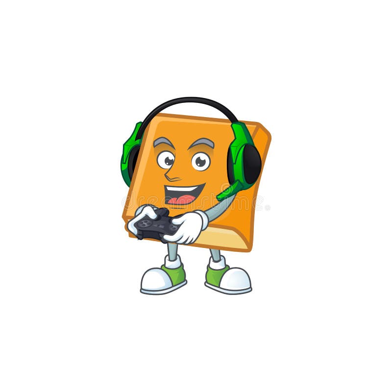 Cornbread with Bring Gaming Mascot for Icon Breakfast. Stock Vector ...