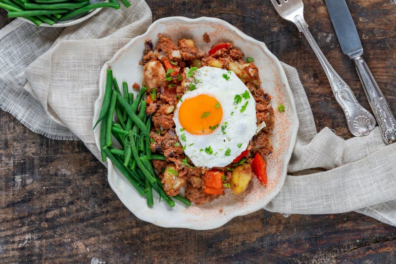 Corned beef hash stock photo. Image of meal, corned - 277657074