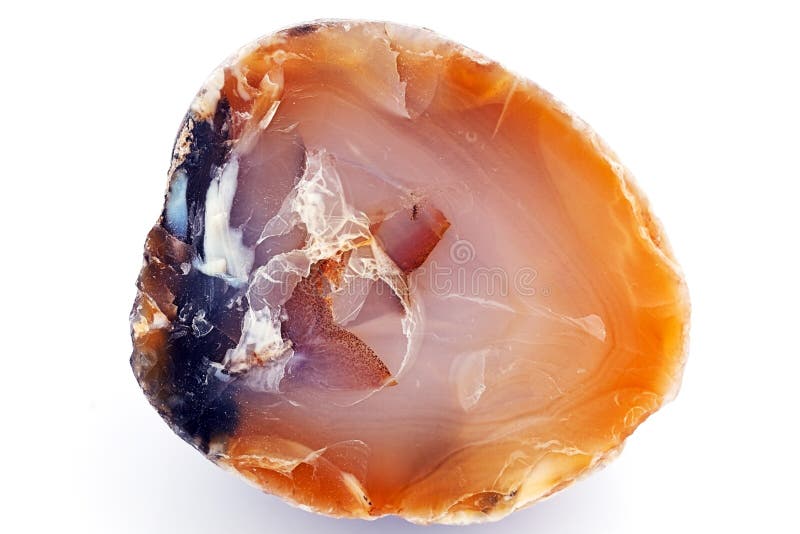 Cornelian mineral stone stock image. Image of structure - 3160713