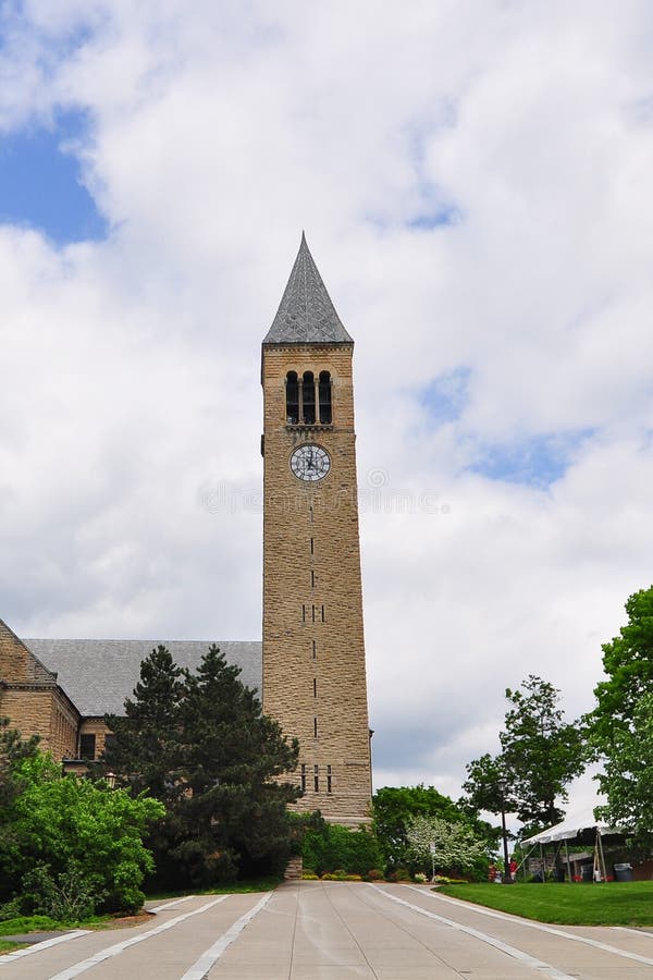Cornell Bell tower stock photo. Image of green, brick - 49129564