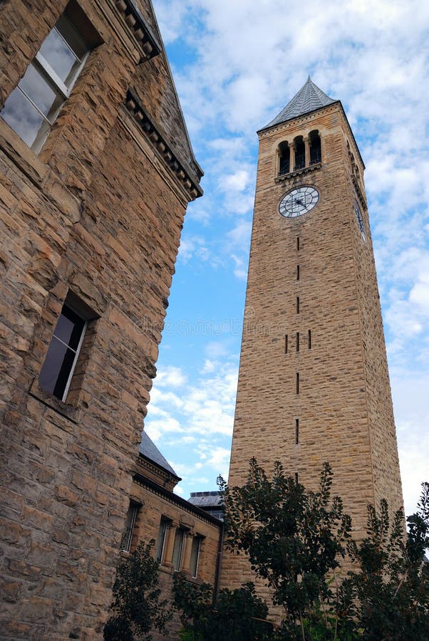 Cornell University Cornell Chimes Bell Tower Stock Photo - Image of ...