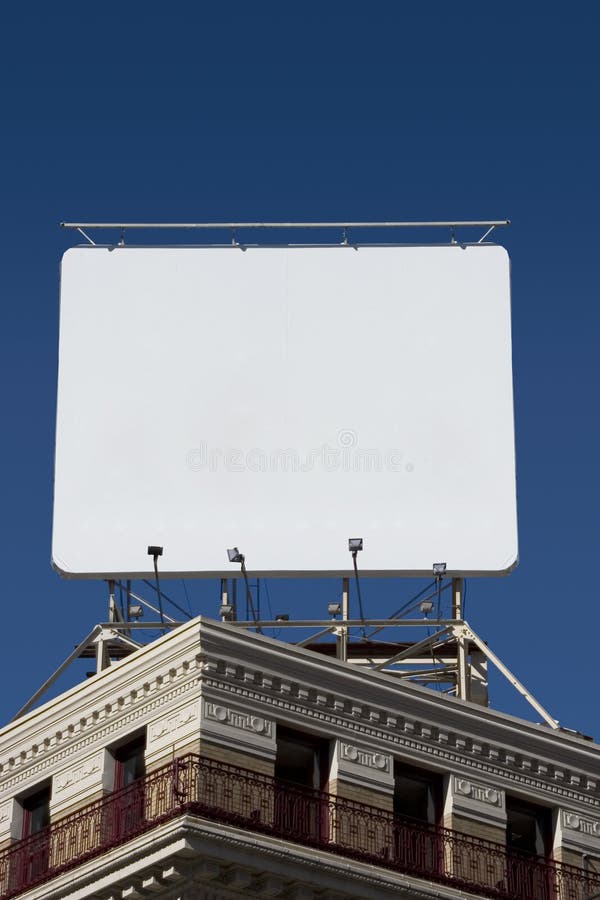 Corner Billboard stock image. Image of print, board, inform - 733287