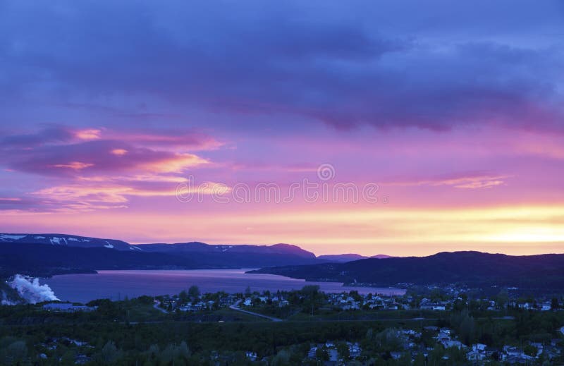 Corner Brook, Newfoundland stock photo. Image of shoreline - 65301528