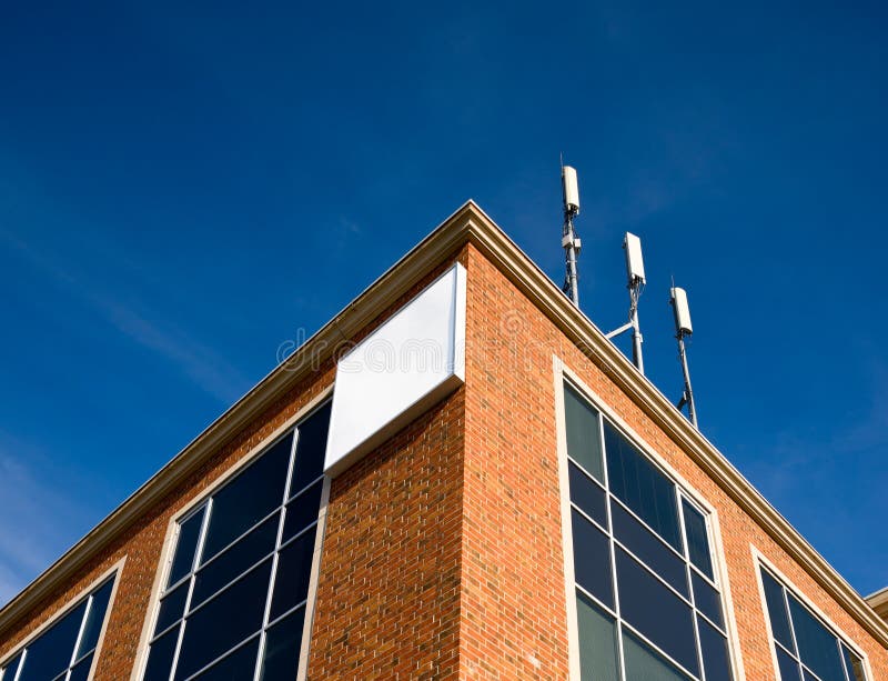 Corner of a building stock photo. Image of blue, edge - 31277844