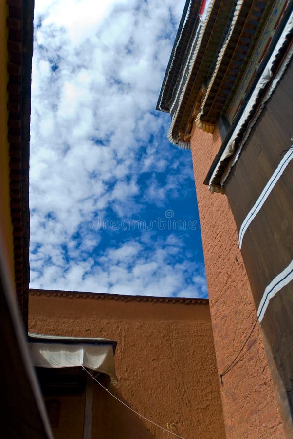 Corner of buildings stock photo. Image of stucco, exterior - 4848604