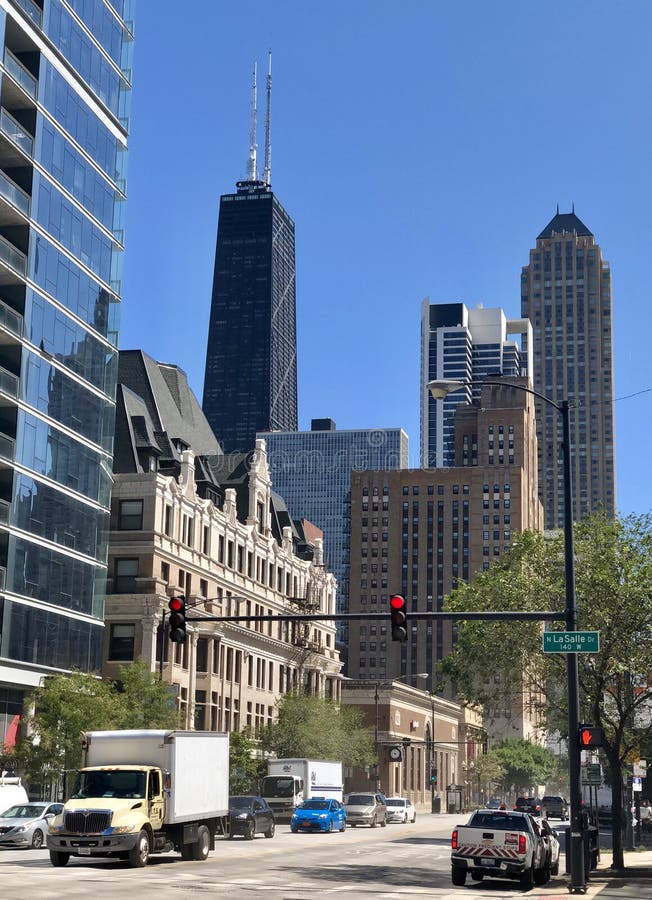 Chicago Avenue Pumping Station in Chicago, USA Stock Image - Image of ...