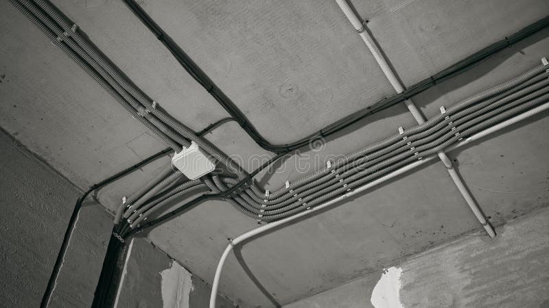 Corner Conduit with Junction Box, Installation of Conduit and Junction ...