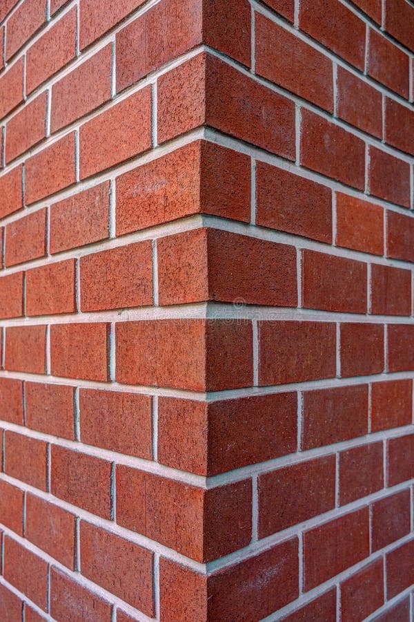 Corner of a Brick Wall and Heap of Bricks Stock Image - Image of ...