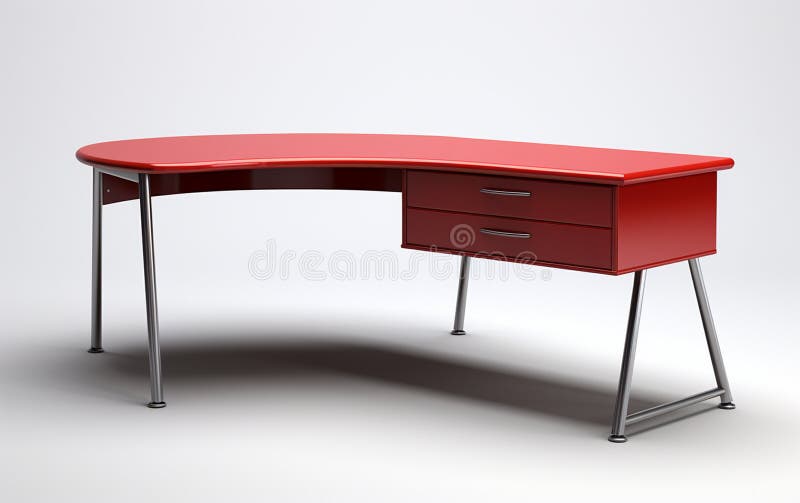 Corner Desk and Two Armchairs Top View Vector Icon Stock Vector ...