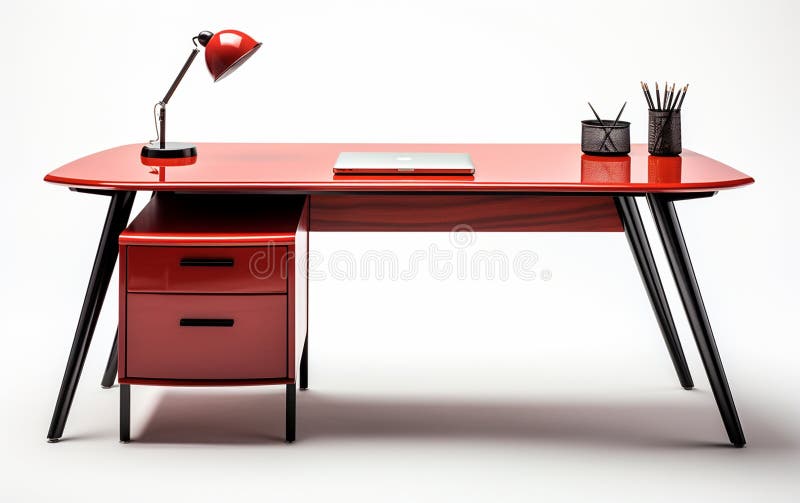 Corner Desk and Two Armchairs Top View Outline Icon Stock Vector ...