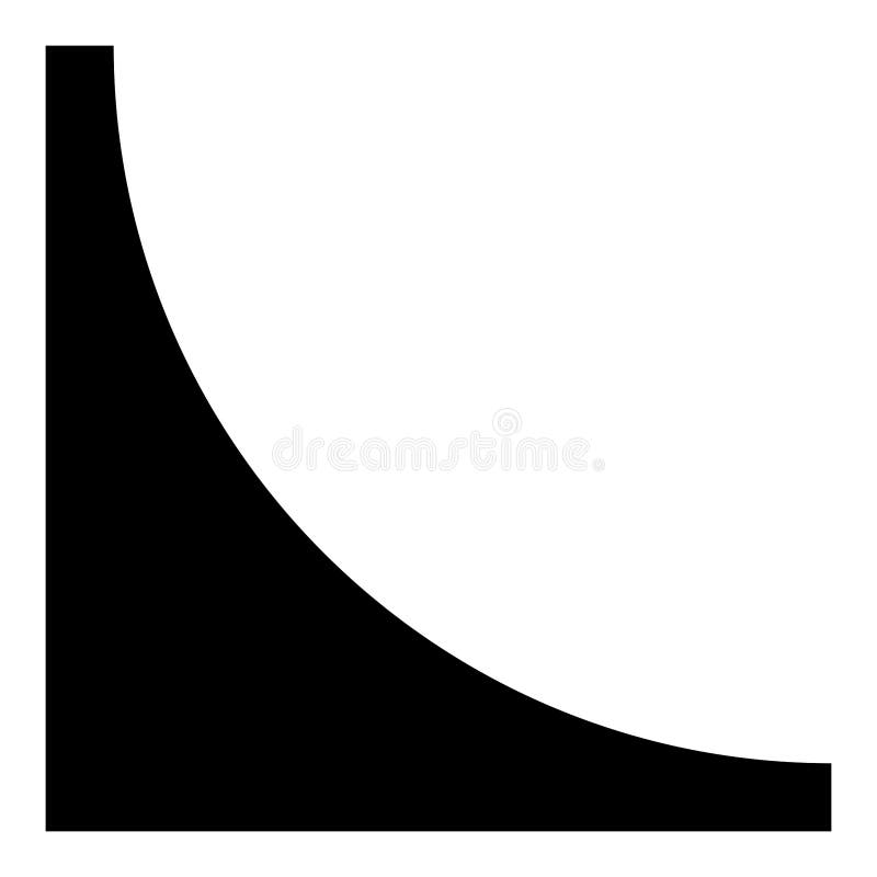 Corner effect icon, symbol stock vector. Illustration of curve - 230624072