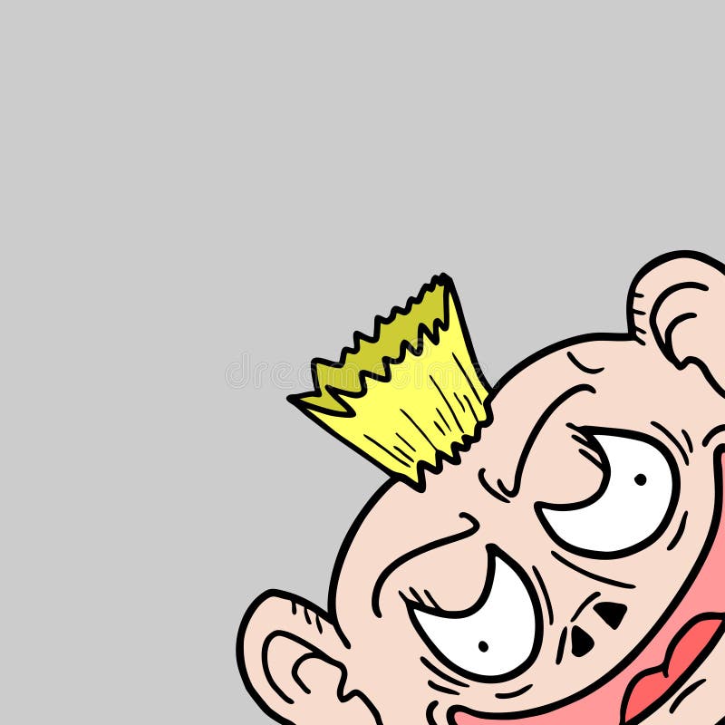 Corner face look stock vector. Illustration of discover - 257470389