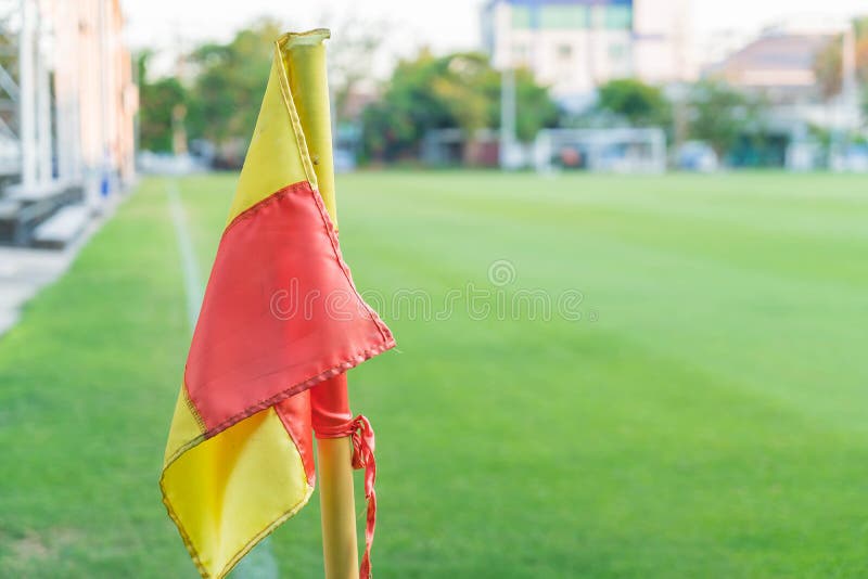 Corner flag stock image. Image of green, modern, mark - 91336833