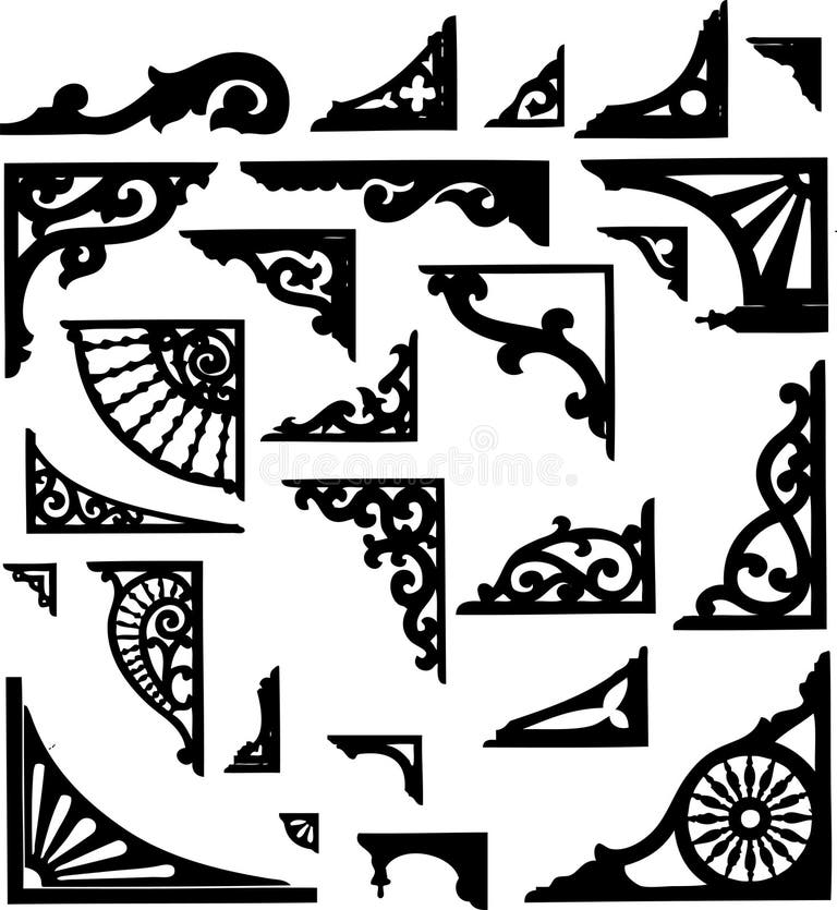 Corner Scroll Stock Illustrations – 41,407 Corner Scroll Stock ...