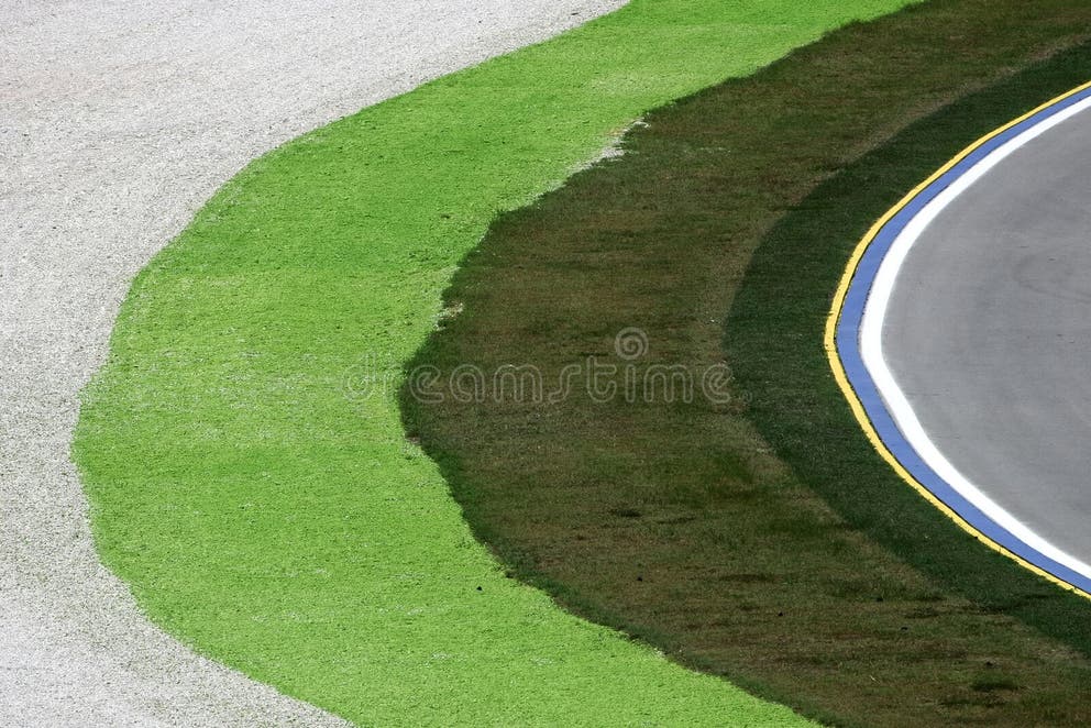 Corner of a Formula 1 Race Track Stock Photo - Image of rally, shape ...