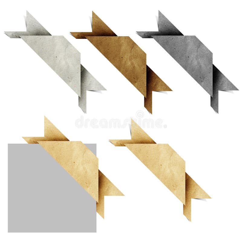 Origami Paper Boat Recycled Paper Craft Stock Image - Image of brown ...