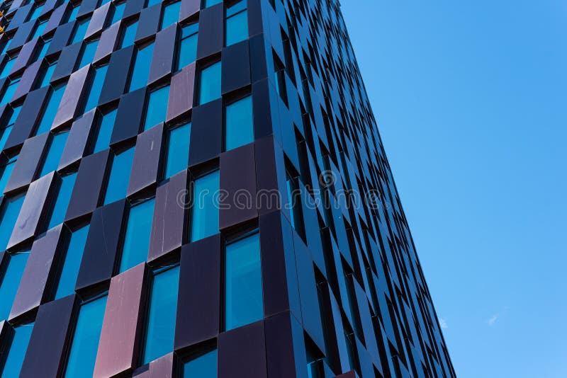 Corner of a High Rise Building Under Construction Stock Image - Image ...