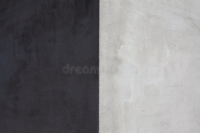 The Corner of the House is Covered with Gray Putty, the Light and Dark ...