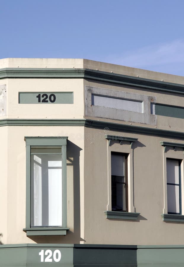 A Corner of the House Under the Blue Sky Stock Photo - Image of ...
