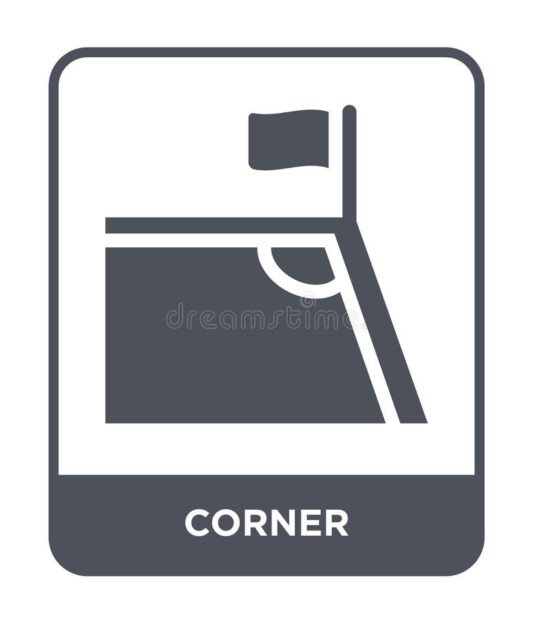 Corners Icon in Trendy Design Style. Corners Icon Isolated on White ...