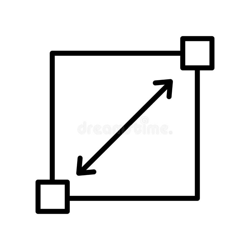 Corner Icon Vector Sign and Symbol Isolated on White Background Stock ...