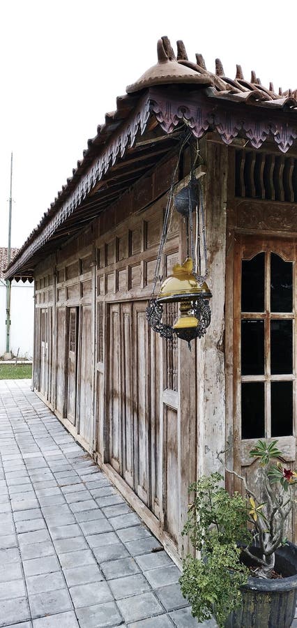 Corner of joglo house stock image. Image of joglo, corner - 262793981