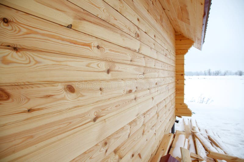 Corner Joint of the Walls of the Timber. Stock Image - Image of ...