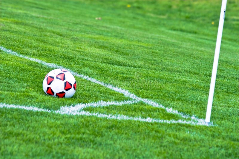 Kick Soccer Ball stock photo. Image of power, field, kicking - 5396778