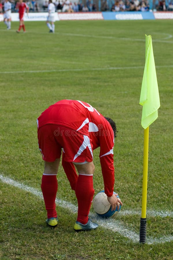Corner kick stock image. Image of football, shooting, team - 2652123