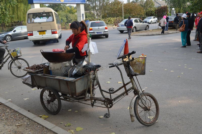 Corner of life in China editorial image. Image of people - 48894620