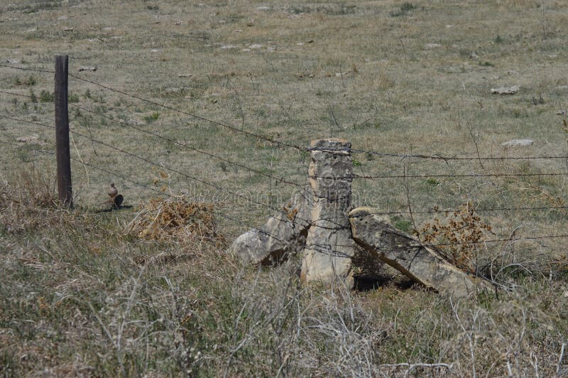 The Old Stone Posts are Still Being Used in this Corner Stock Photo ...
