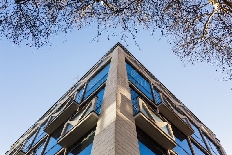 Modern building corner stock photo. Image of gold, finance - 17167004