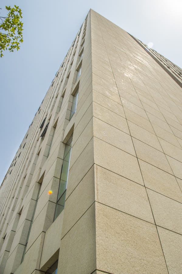 Corner of the Office Building Stock Photo - Image of public ...