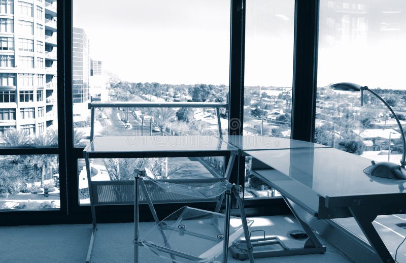 Office Window View Wallpaper