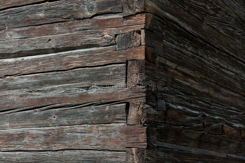 Corner of an Old Vintage House Stock Image - Image of farmhouse ...