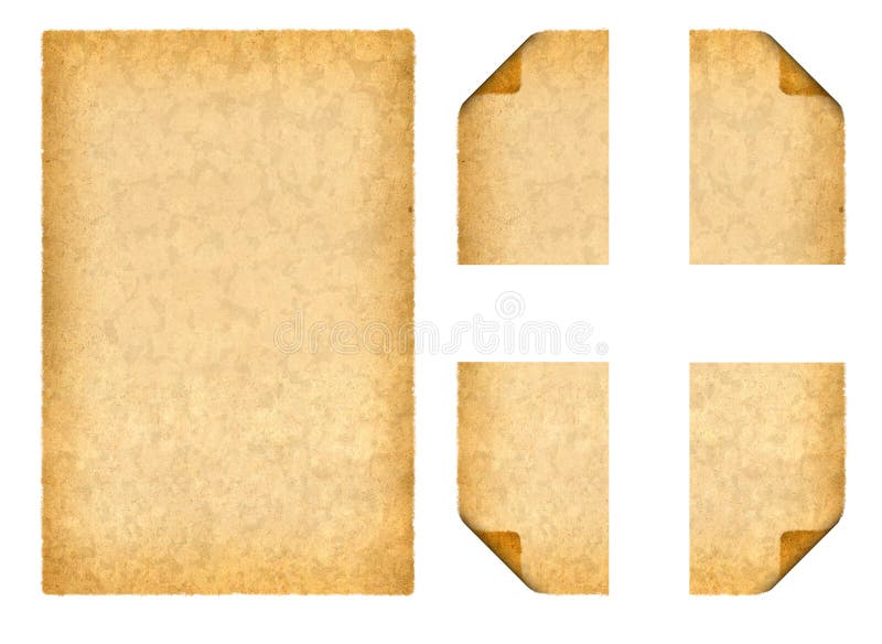 The Corner of the Paper is Folded. Old Abstract Paper, Weathered Grunge ...