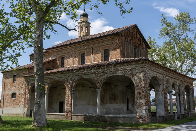 A Corner of Peace and Beauty, a Country Church in Spring Stock Photo ...