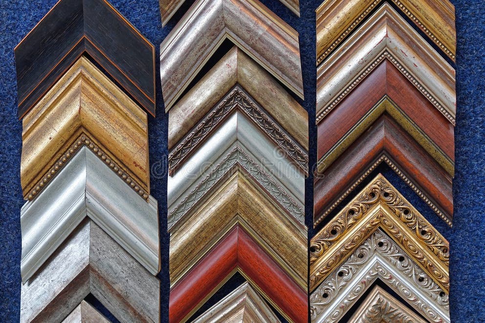 Corner picture frames stock photo. Image of painted - 213833680