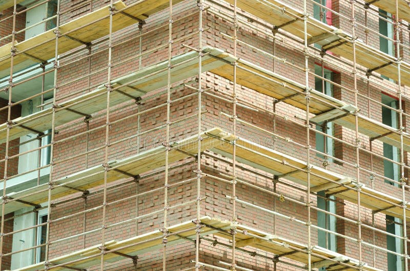 Reinforcement Corner Concrete Bars With Wire Rod. Brickwork With Iron ...