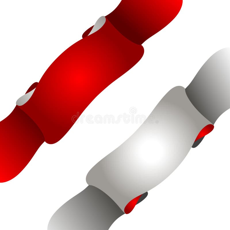 Silver Corner Ribbon Stock Illustrations – 637 Silver Corner Ribbon ...