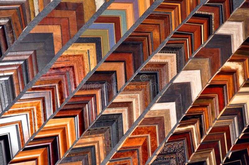 Corner Samples stock image. Image of custom, frame, shop - 17583183