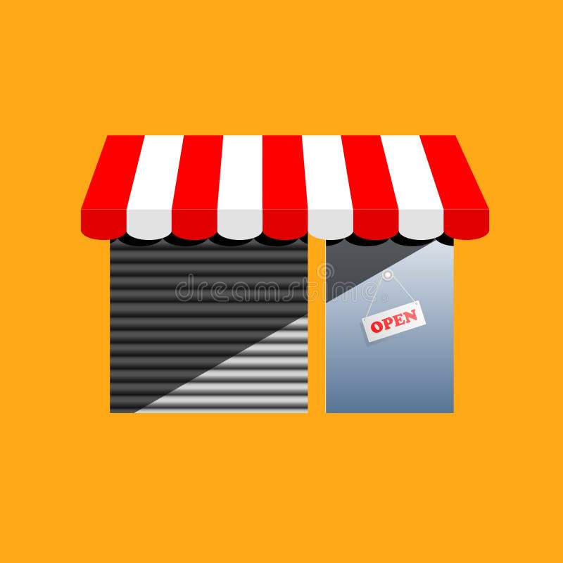 Small Corner Kitchen Interior Sketch 3d Illustration. Stock ...