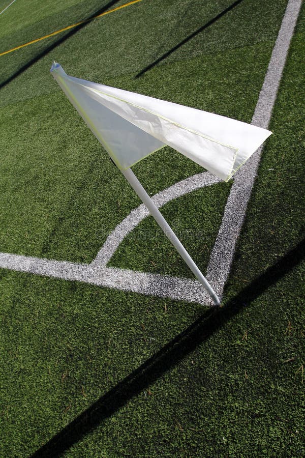Corner of a soccer field stock image. Image of competition - 35374029