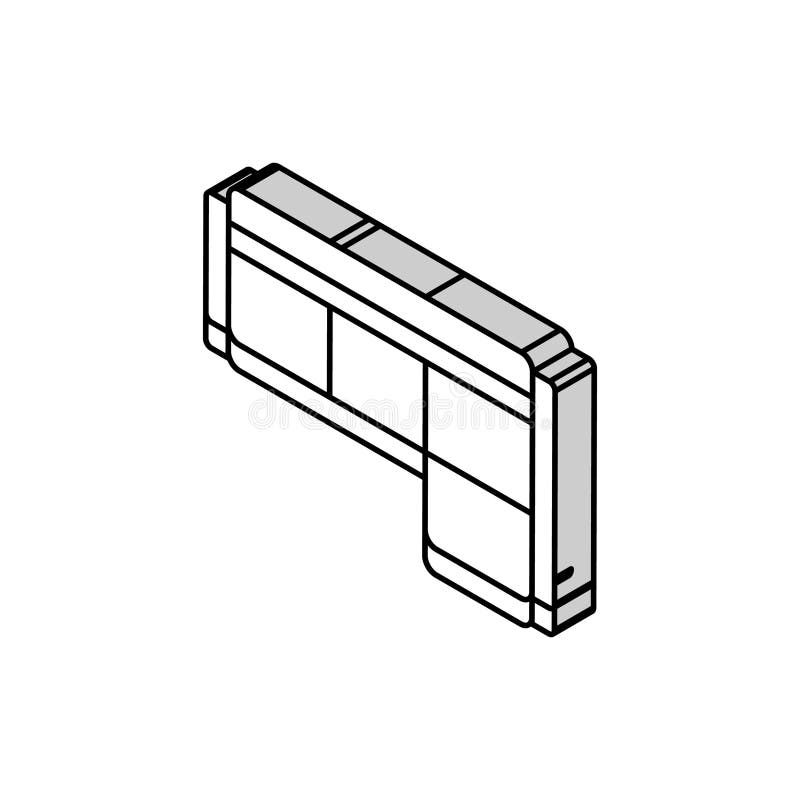 Corner Sofa Top View Isometric Icon Vector Illustration Stock Vector ... Corner Sofa Top View Isometric Icon Vector Illustration Stock Vector ...