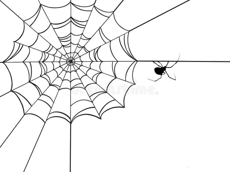 Black Spider Web Corner Stock Illustrations – 3,416 Black Spider Web ...