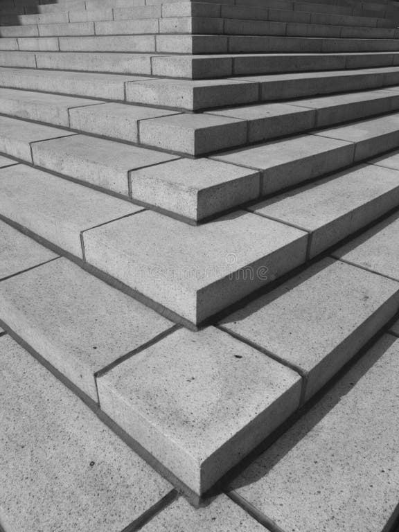 Corner_Steps_bw stock image. Image of goals, steps, geometric - 299481